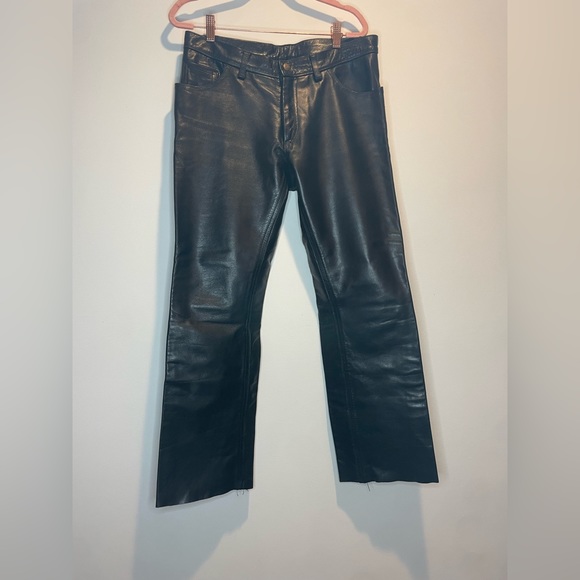 michael Max | Pants | Michael Max Black Leather Pants 32 | Poshmark